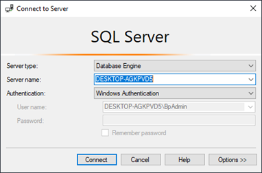 Configure SQL Server users